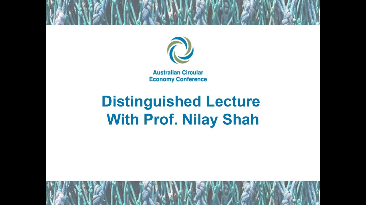ACEC22- Distinguished Lecture With Prof Nilay Shah - YouTube