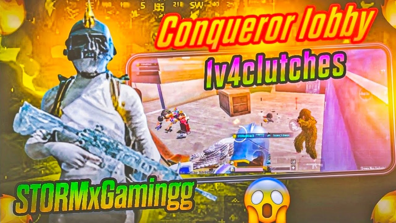 CAN I SURVIVE IN THIS 1V4 PANIC SITUATION 🥵 CONQUEROR LOBBY 1V4 CLUTCHES 🔱 - YouTube