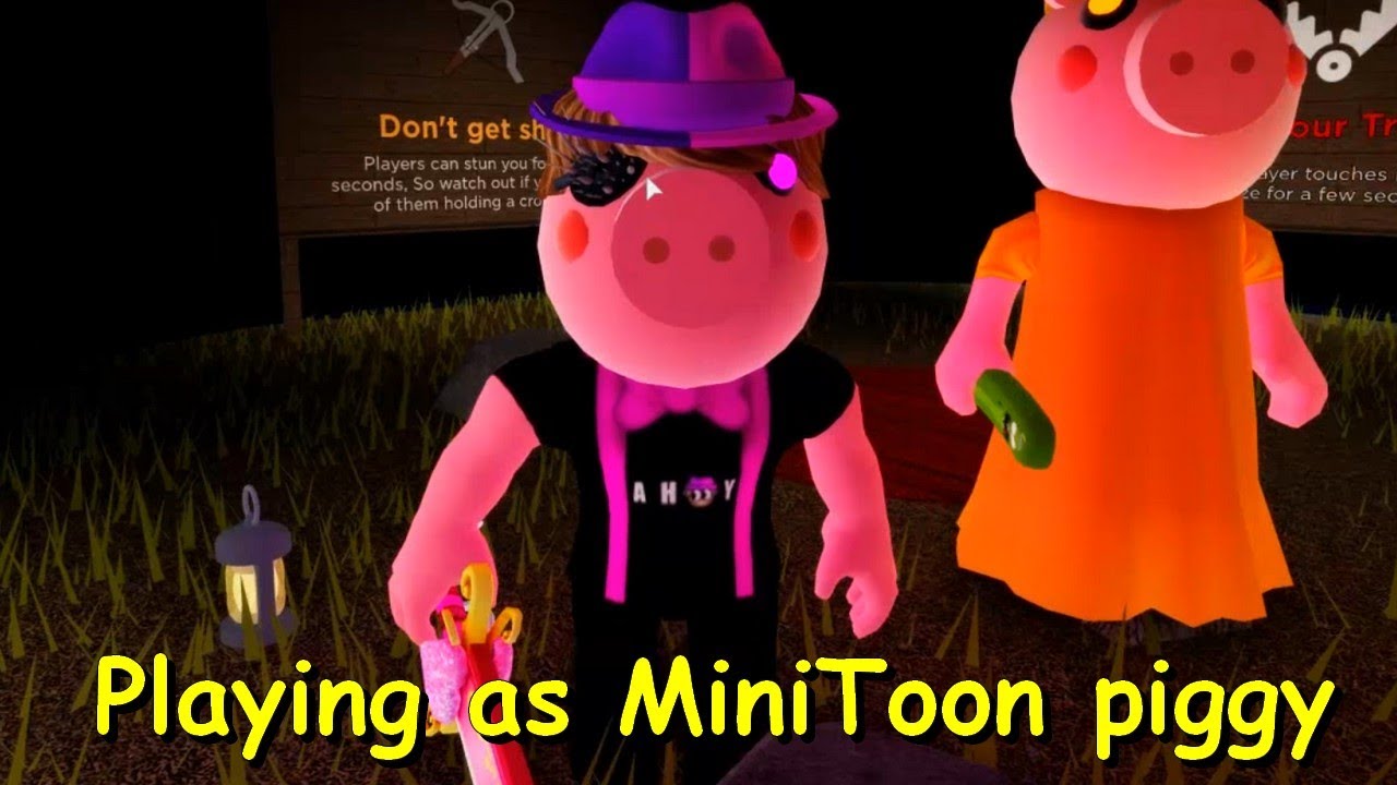 Playing as MiniToon piggy | Sketchy (Piggy Roblox game) - YouTube