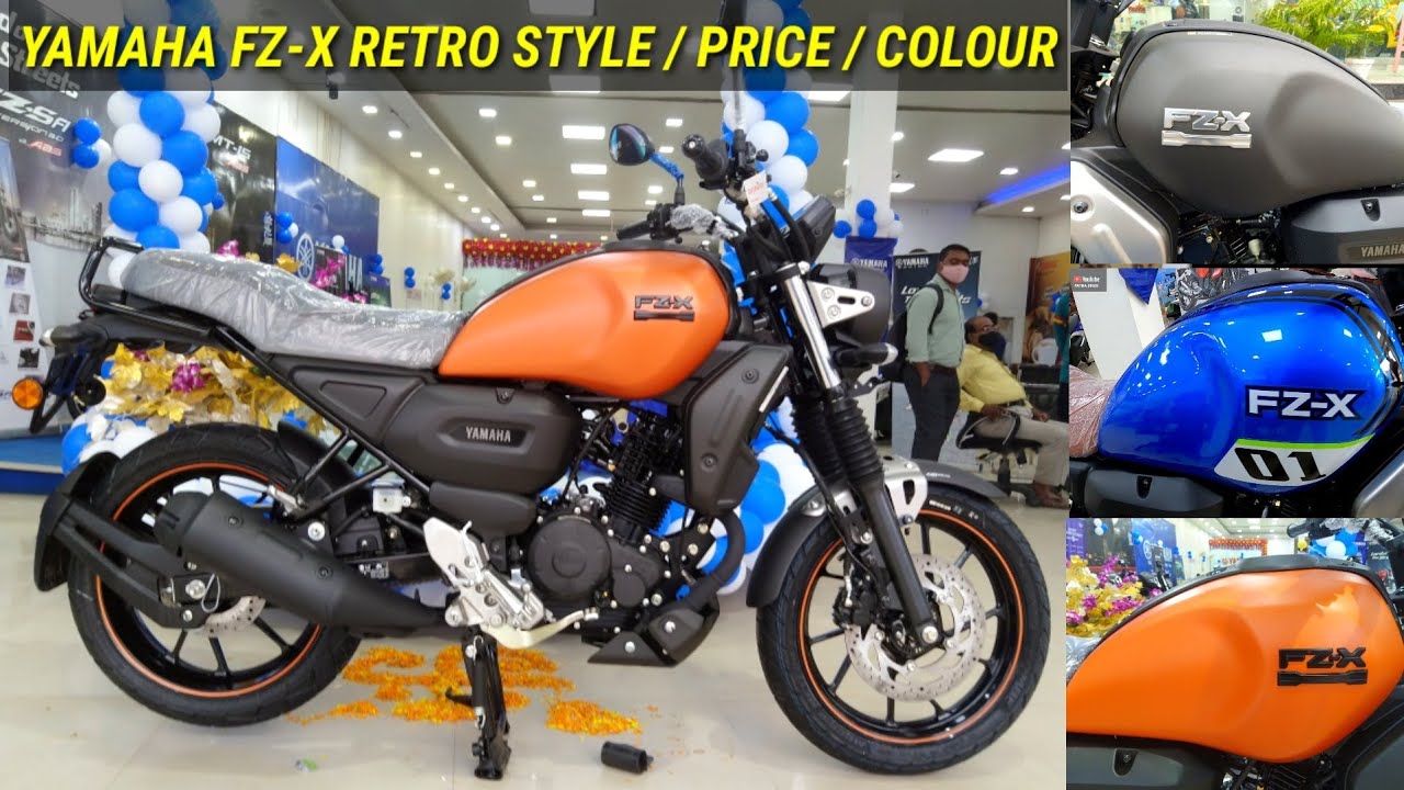 2021 Yamaha FZ-X Retro Style Launched | Price | Colors | Exhaust Sound ...