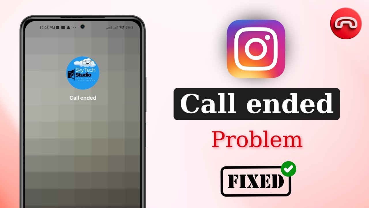How to Fix Instagram Call ended Problem 2026 | Call ended Problem ...