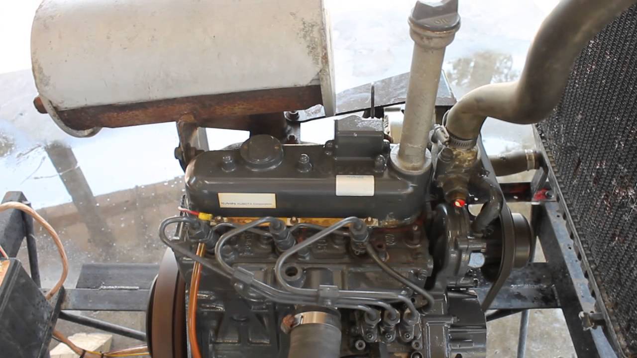 kubota d1105 diesel engine 003 - YouTube