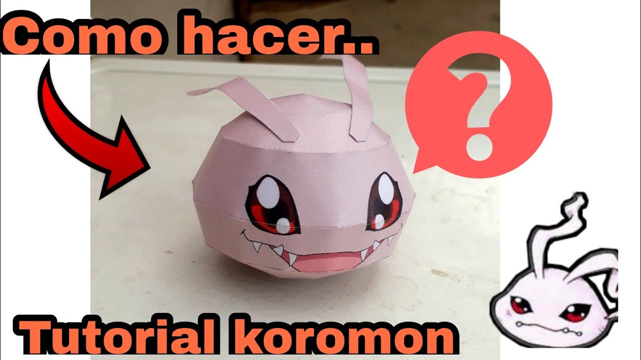 koromon Digimon /como hacer a koromon/Digimon koromon/Digimon ...