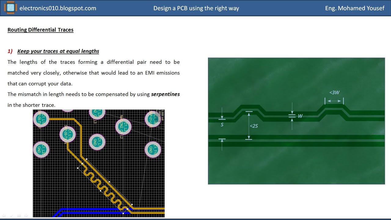 45- PCB Course | Signal Integrity - Differential Traces - Part 13| محمد ...