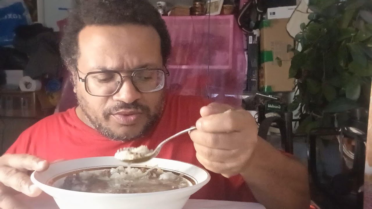 Мукбанг Суп с мясом Youtube
