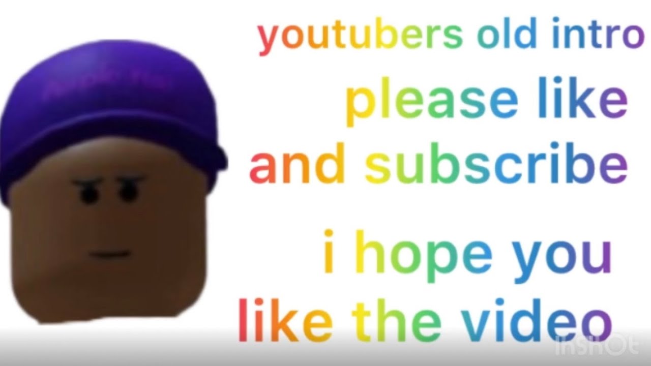 Old youtubers intro - YouTube