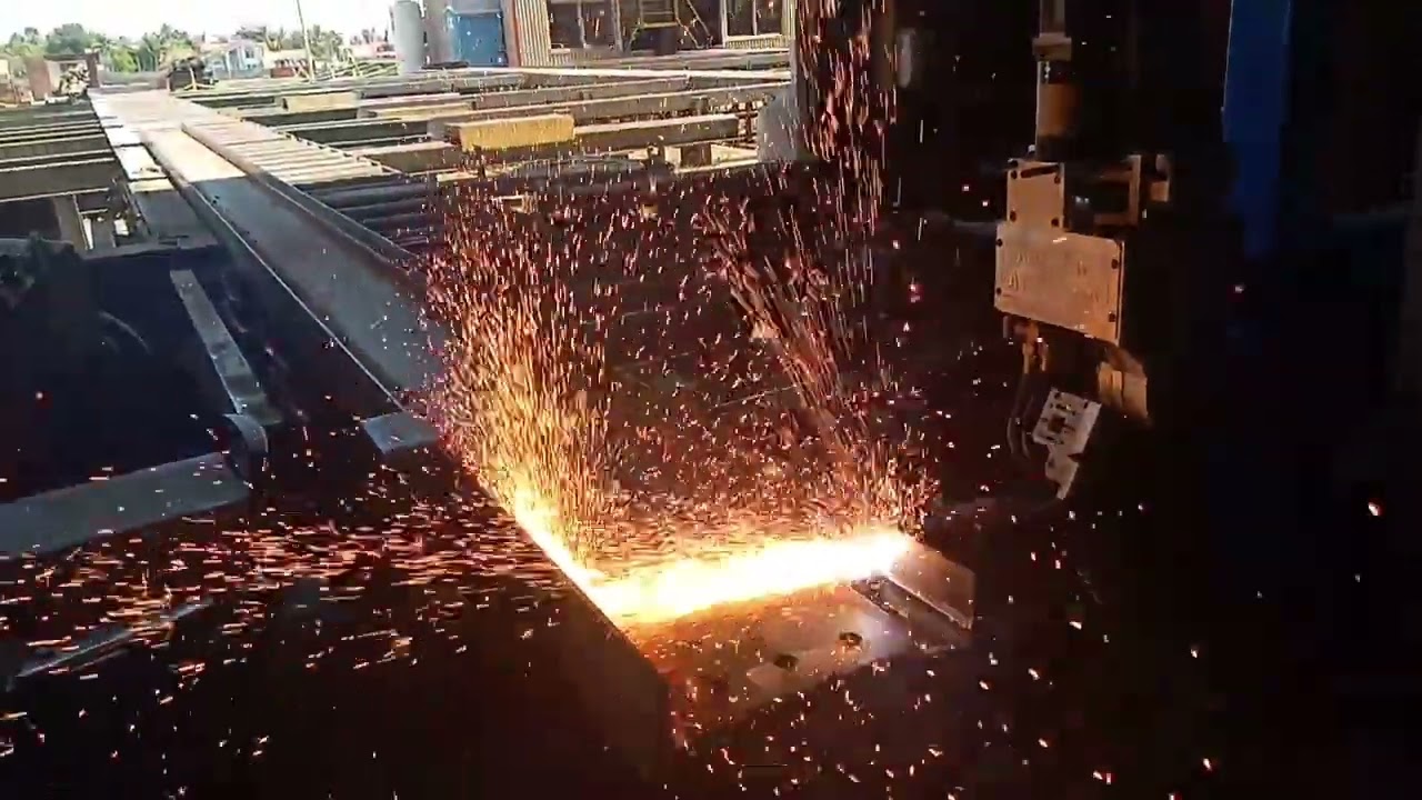 Beam Coping Machine Plasma Copes W14 - YouTube