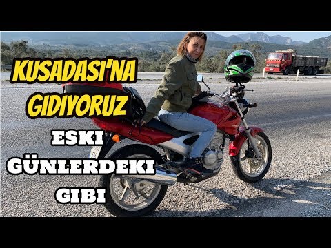 Honda CBF 250 ile Eşimle Kuşadası'na Gidiyoruz, #motovlog #motosiklet