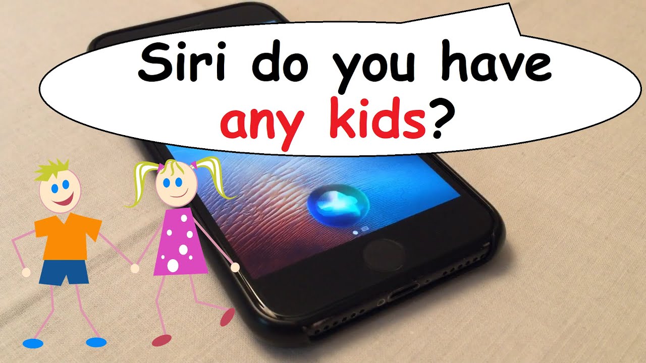 Hey Siri, do you have any kids? - YouTube