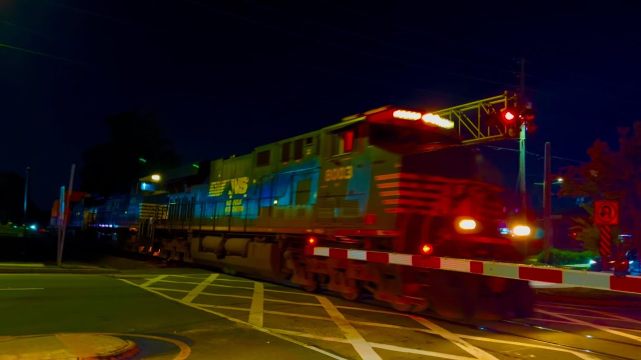 NS 243: NS 8003 4479 4525 Duluth GA - YouTube