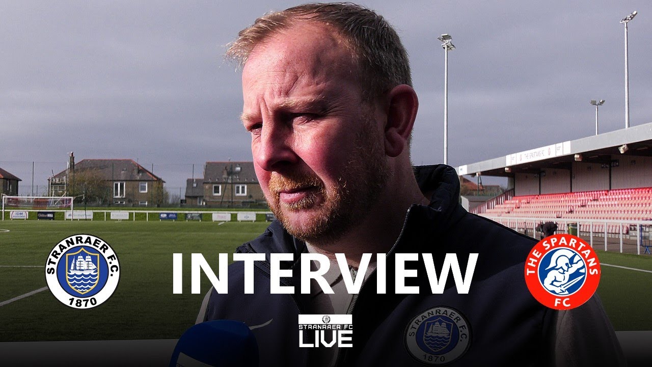 Chris Aitken | Spartans 2-1 Stranraer, 5 April 2025 - YouTube