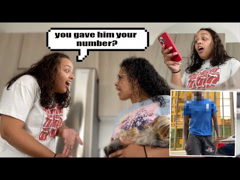 my fiancée reacts to a guy hitting on me...*she got really mad*