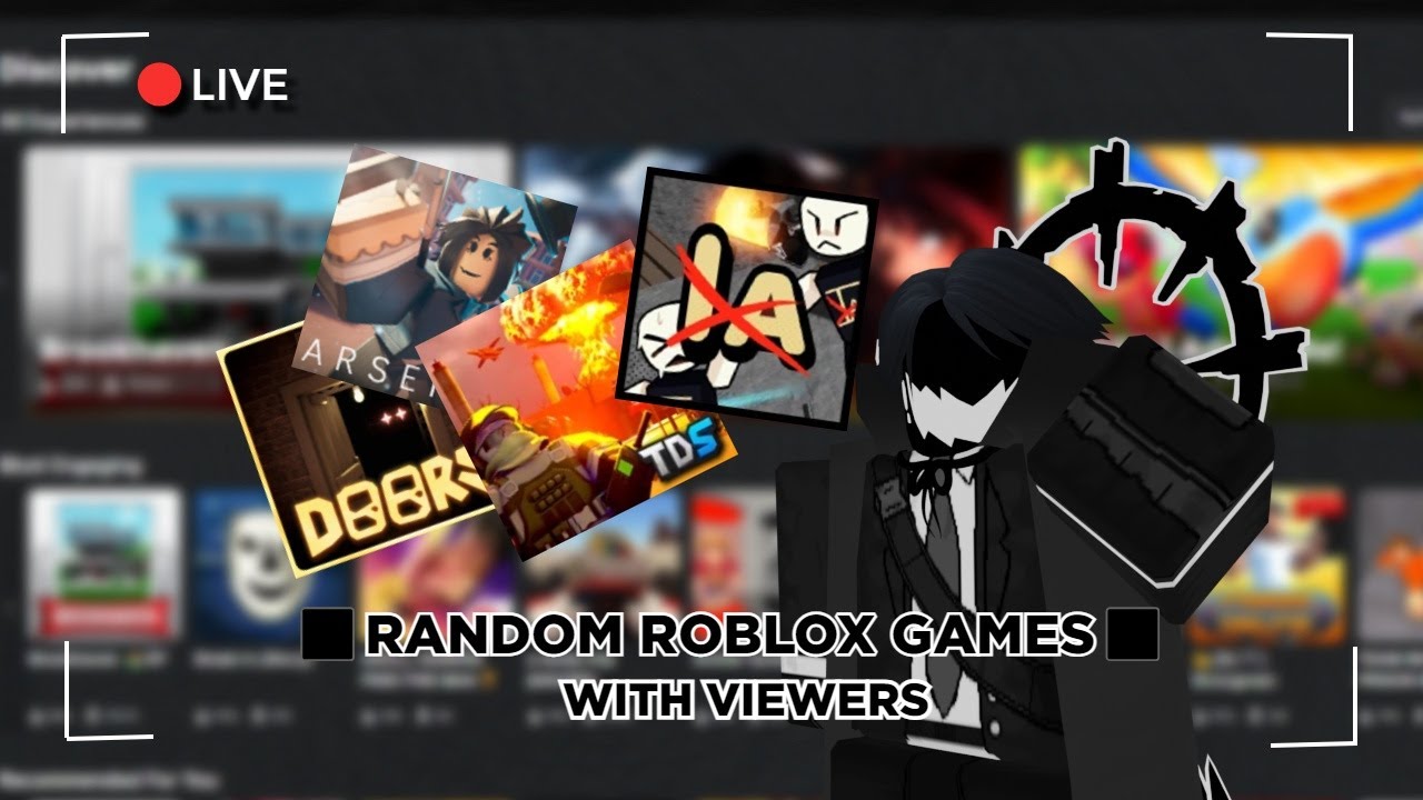 (🔴LIVE) RANDOM GAMES WITH VIEWERS! (ROBLOX) - YouTube