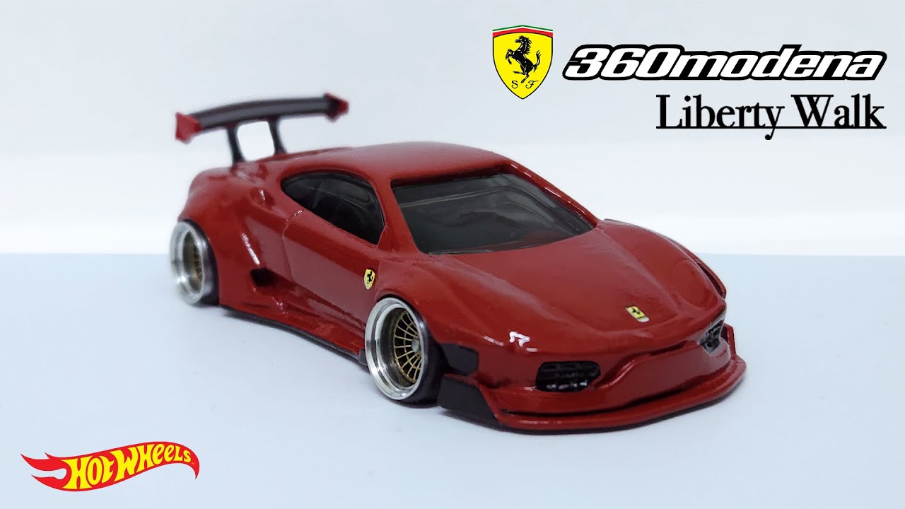 Ferrari 360 Modena Liberty Walk l Hot Wheels Custom - YouTube