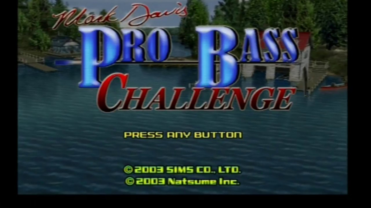 [Ps2] Introduction du jeu Mark Davis Pro Bass Challenge de Natsume ...