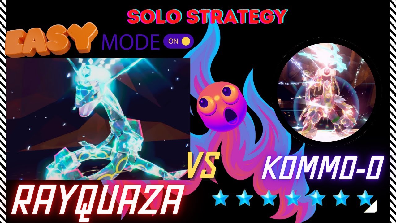 Amazing Rayquaza Takes Down 7-Star Kommo-o - YouTube
