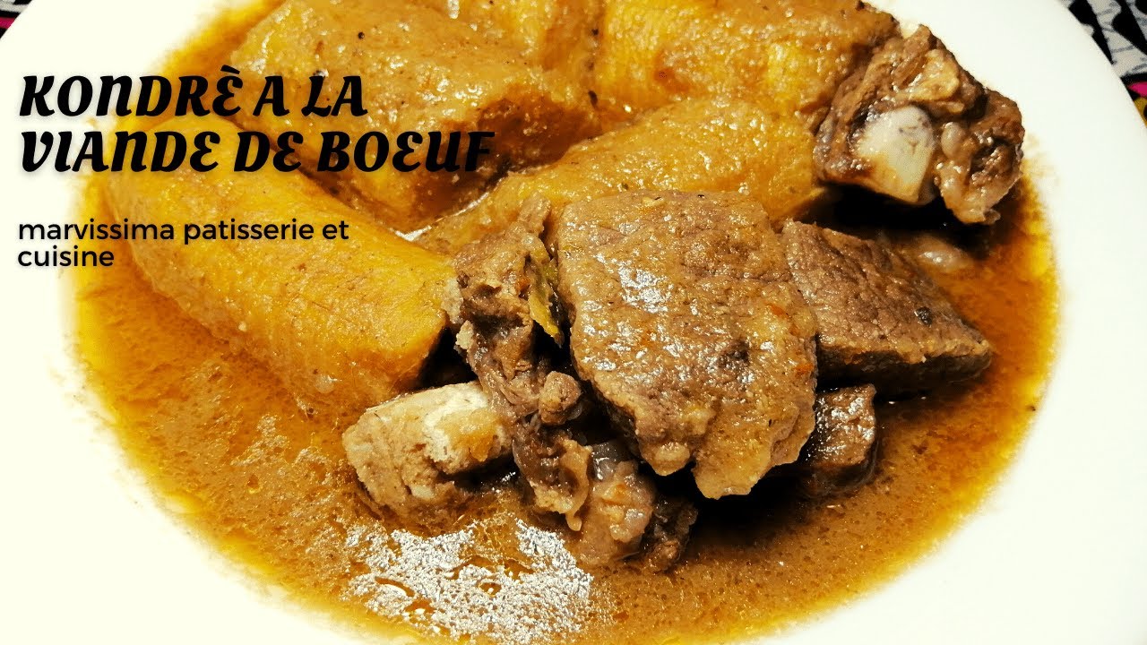 recette du kondre de boeuf simple et facile (ragout de boeuf au ...