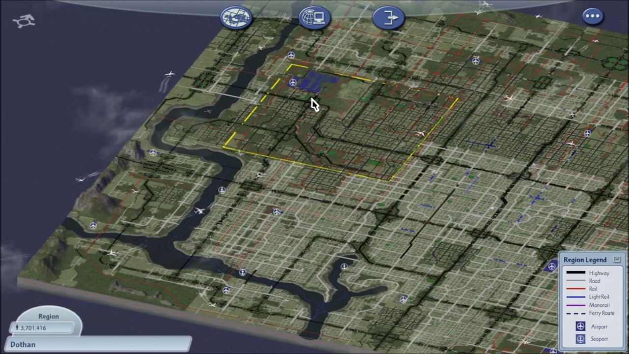 SimCity 4 Region Overview - YouTube