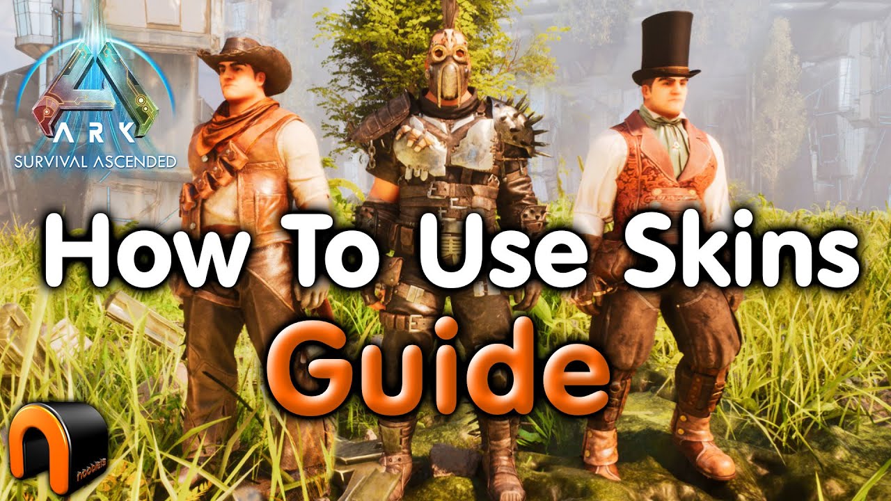 ARK How To Use Skins! Event & Bob’s Tall Tails Skins - YouTube