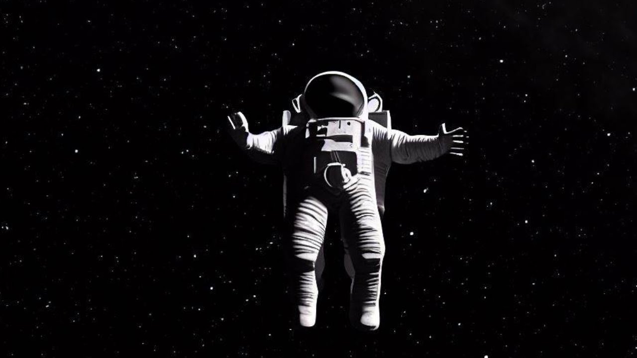 FLOATING IN SPACE AMBIENCE | Swirling Brown Noise with a Black Screen ...