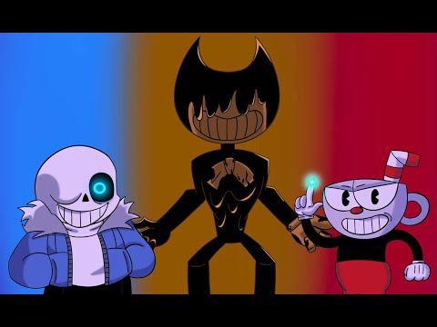 FNF VS INDIE CROSS V1 FRIDAY NIGHT FUNKIN VS CUPHEAD AND SANS