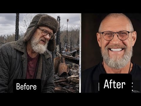 The homeless man had no teeth, so we made him new ones.