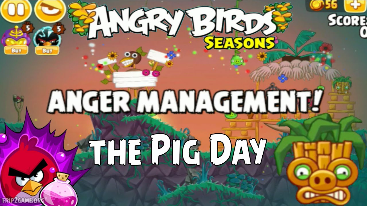 Angry Birds Seasons - Anger Management The Pig Day 2016! - YouTube