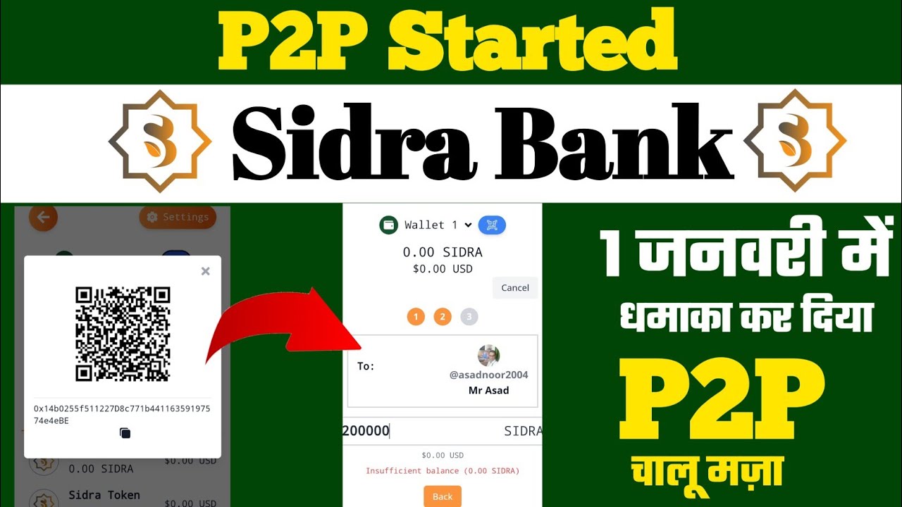 Sidra Bank New Updates||Sidra Chain New Updates||Sidra Bank P2P Started ...
