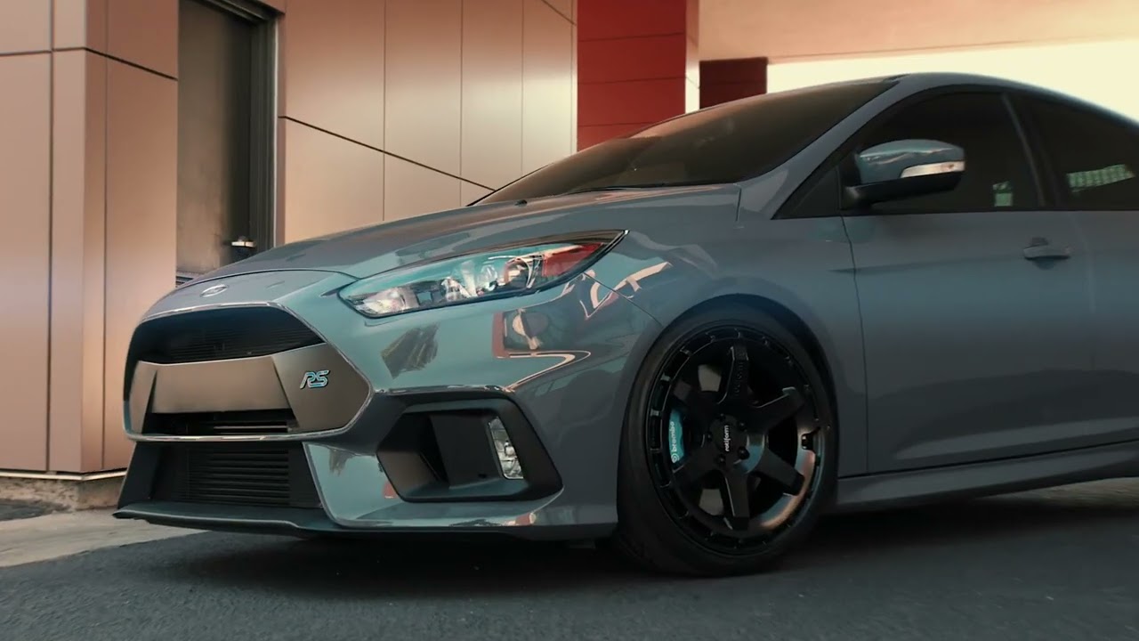 Rotiform KB1 R186 Matte Black Custom Wheel on a Ford Focus RM - YouTube