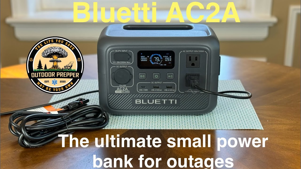Bluetti AC2A - The Ultimate SMALL Power Pack! - YouTube