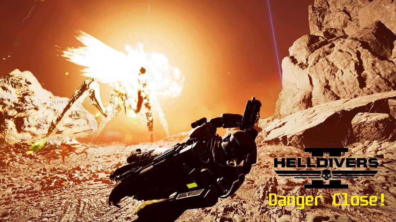 Danger Close! Eagle Airstrike | Helldivers 2 - YouTube