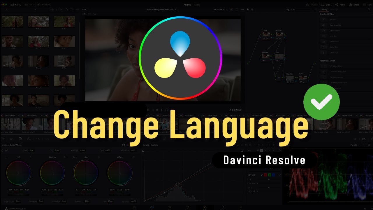 How to Change Language in Davinci Resolve 18.5 - YouTube
