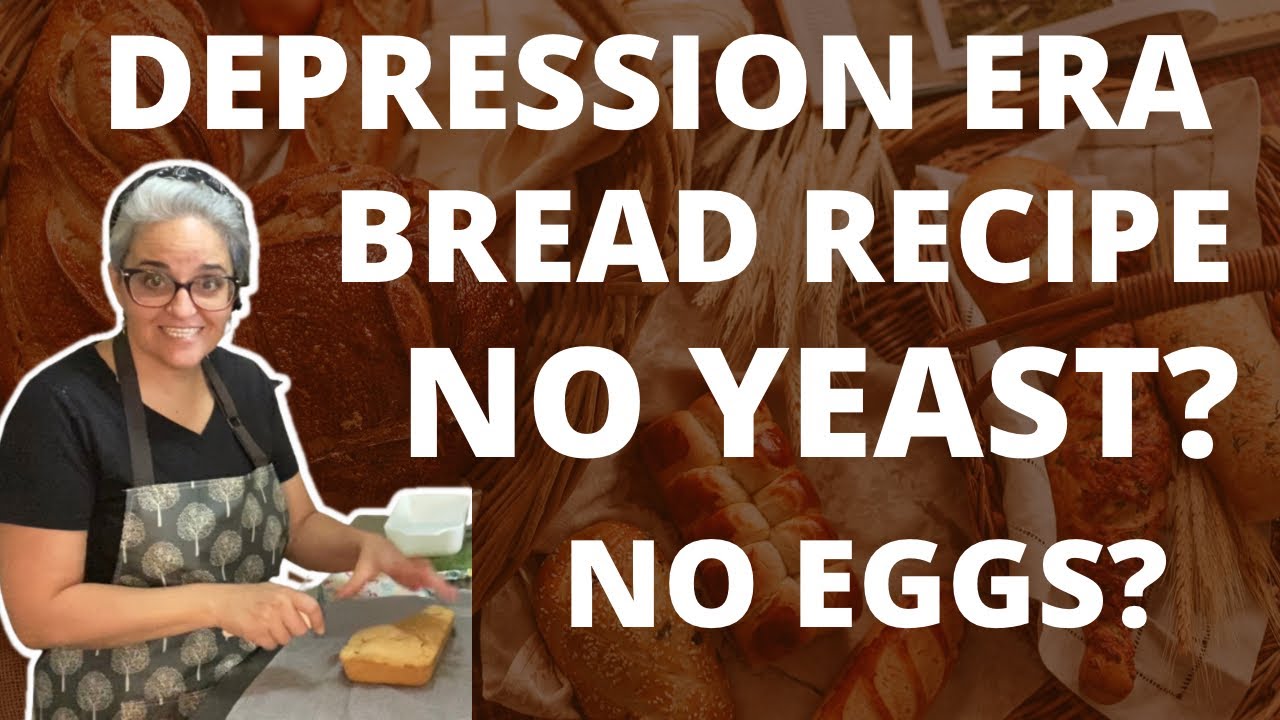 Depression Era Bread Recipe| Prepper Pantry Ingredients No Yeast No Eggs - YouTube