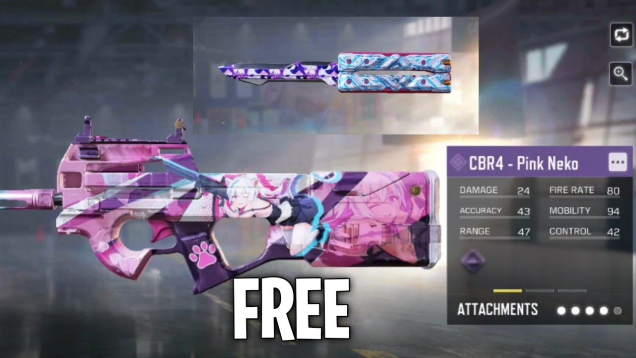 HOW TO UNLOCK FREE CBR4 PINK NEKO AND BUTTERFLY KNIFE GET NEKO COINS ...