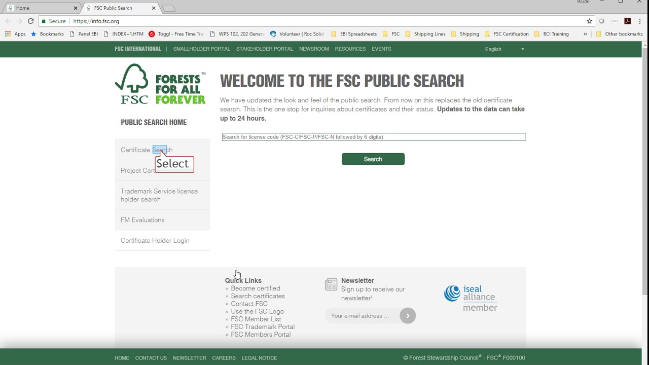 Checking FSC Certificate Code - YouTube
