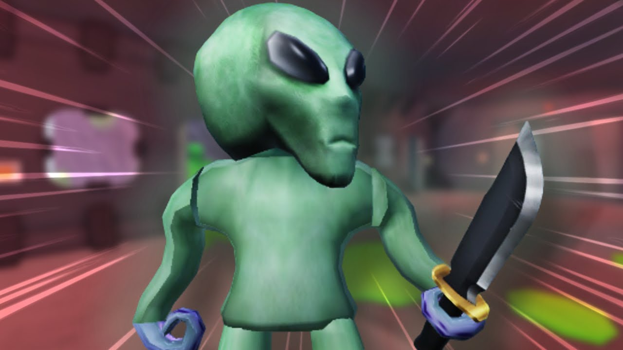 Playing MM2 As An Alien - YouTube