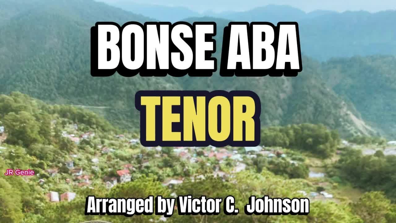 Bonse Aba / TENOR / Choral Guide - Arranged by Victor C. Johnson - YouTube