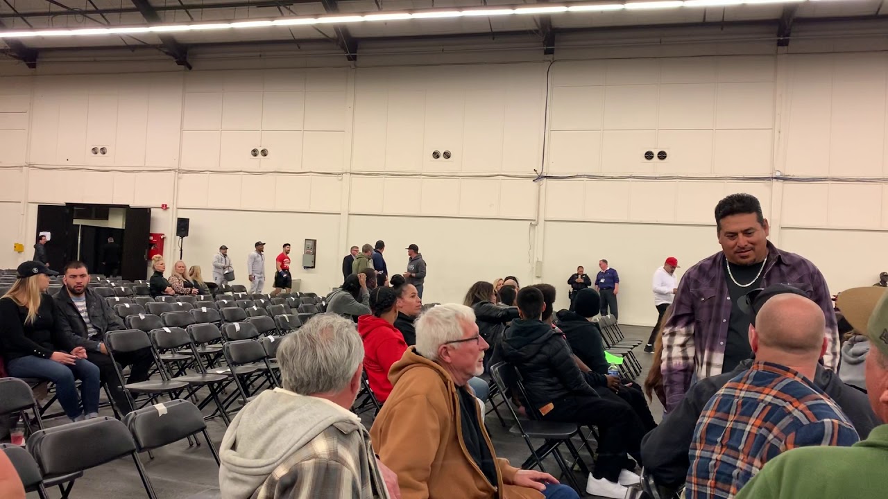 Fight night in the Bay Cameron Rivera ring walk. - YouTube