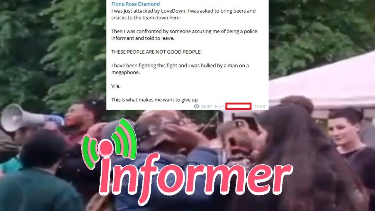 Fiona Rose Diamond Called a Police Informer at LoveDown Sleep over ...