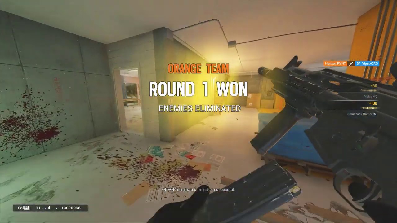 Rainbow 6 Siege: 1 vs 5 round win - YouTube