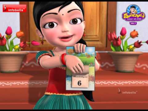 Learn Weekdays Tamil Rhymes for Children - YouTube