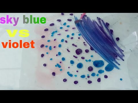 sky blue and violet How to mix sky blue and violet actually colour mix ...