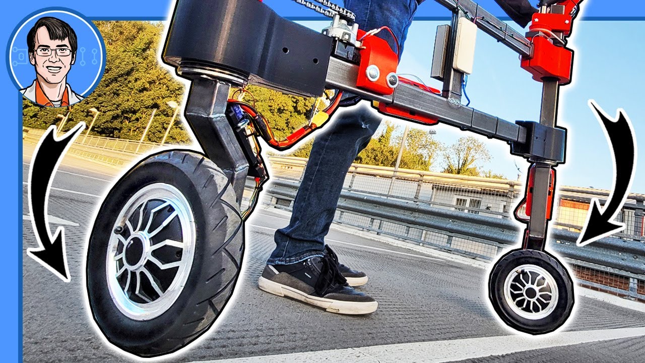Weird Two-Wheel Steering E-Bike - YouTube