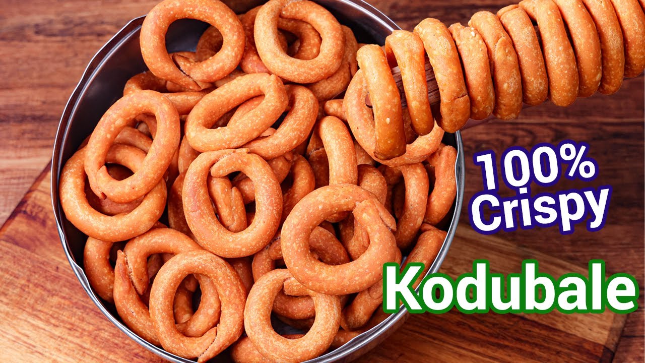 Kodubale or Ring Murrukku Recipe - Tips & Tricks for Crispy Snack ...