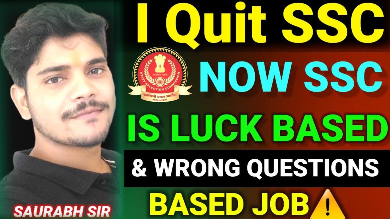 SSC CGL MAINS 2024 SCAM || I QUIT SSS #ssccgl2024 #ssccglmains2024 #SSC_CGL_SCAM - YouTube
