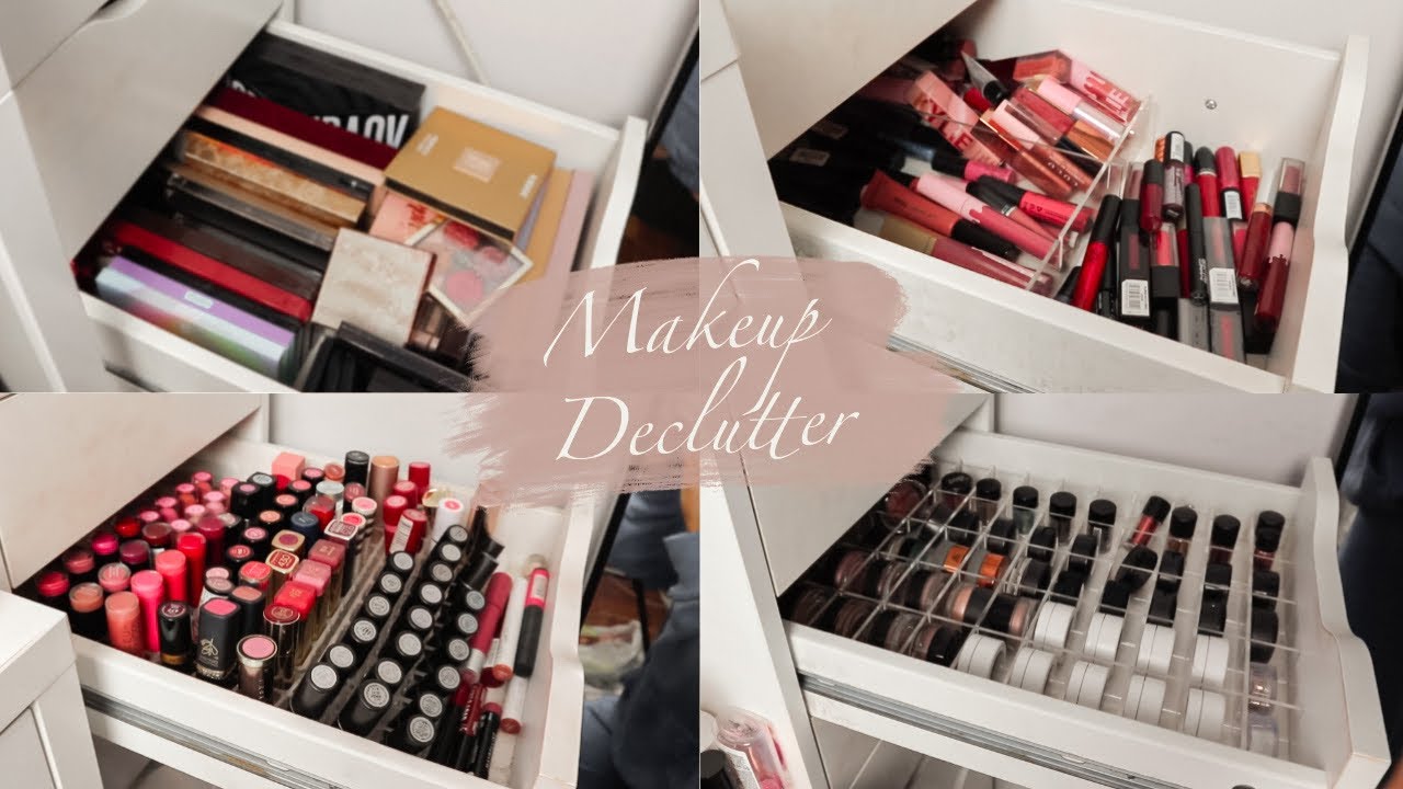 Huge Makeup Declutter and Organisation 2023! - YouTube