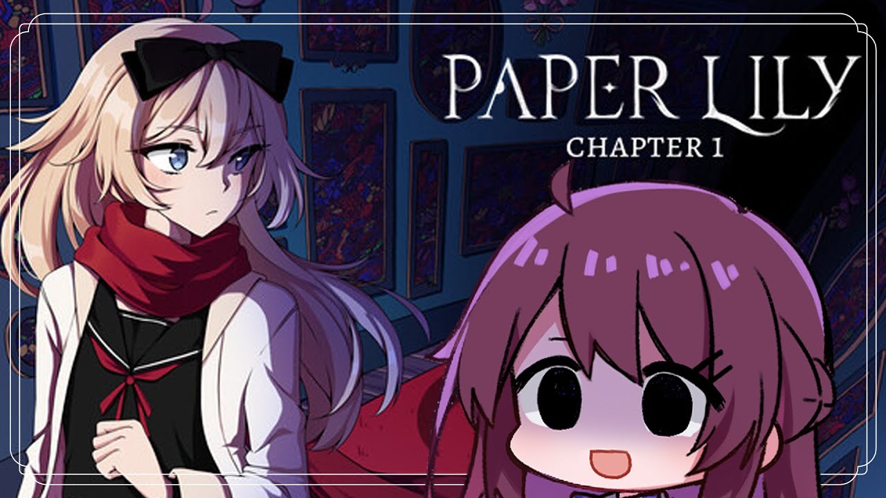 【Paper Lily】Chapter 1 #1有可愛女生的恐怖遊戲! - YouTube