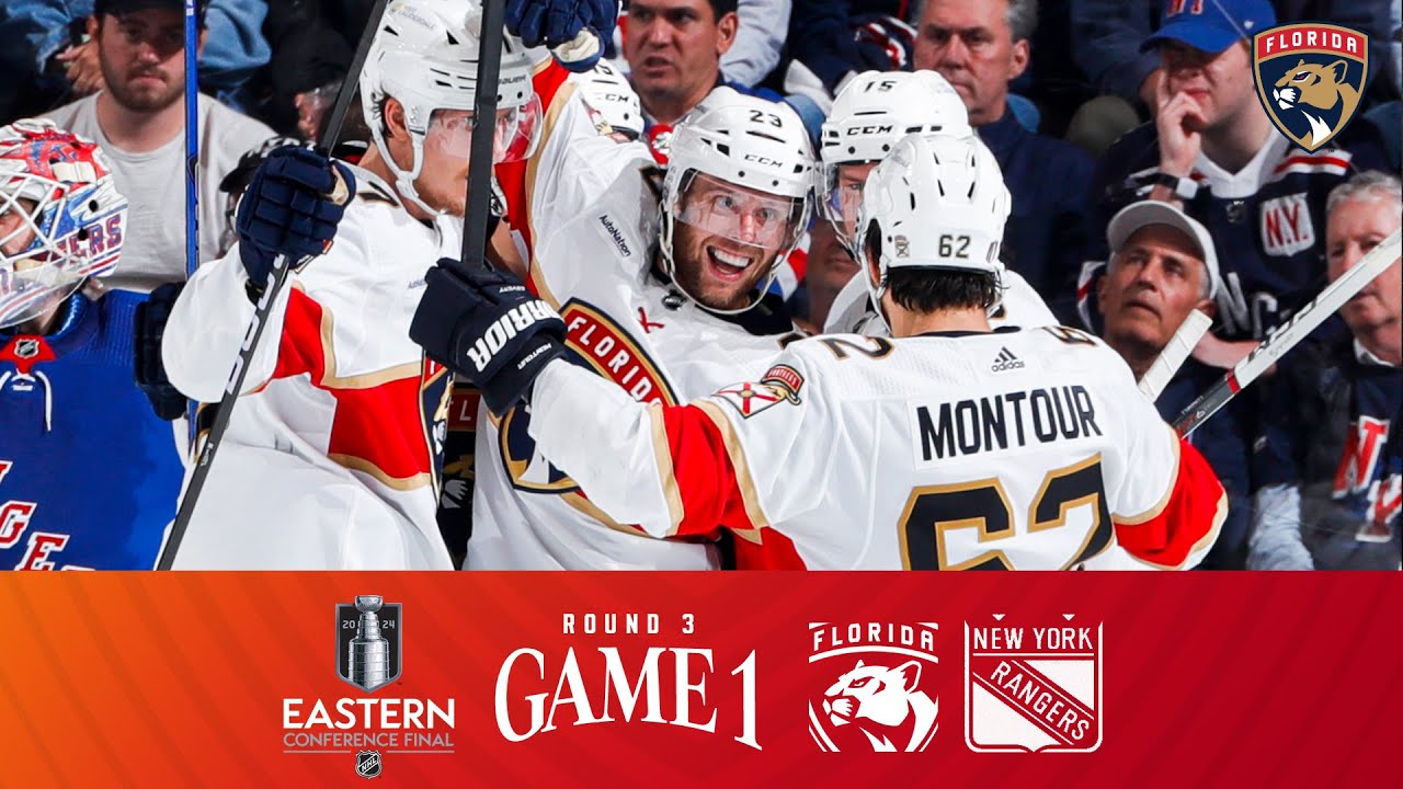 Panthers at Rangers | ECF Game 1 Highlights | 5.22.24 - YouTube