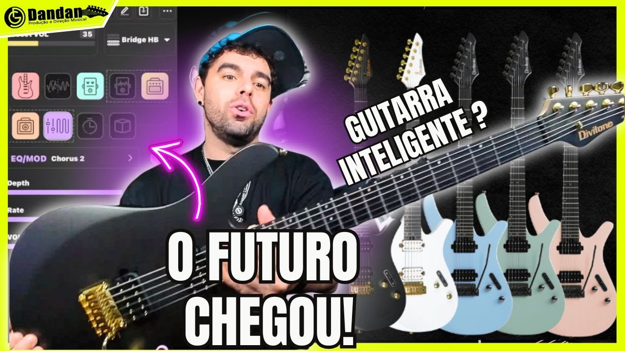 ADEUS GUITARRAS COMUNS E PEDALBOARDS! | A GUITARRA INTELIGENTE DIVITONE MF STUDIO VAI MUDAR TUDO ...