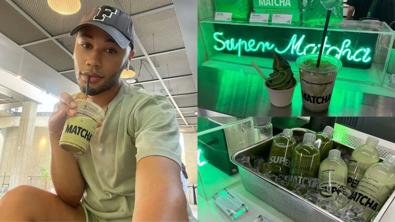 going to the best matcha cafe in seoul - YouTube